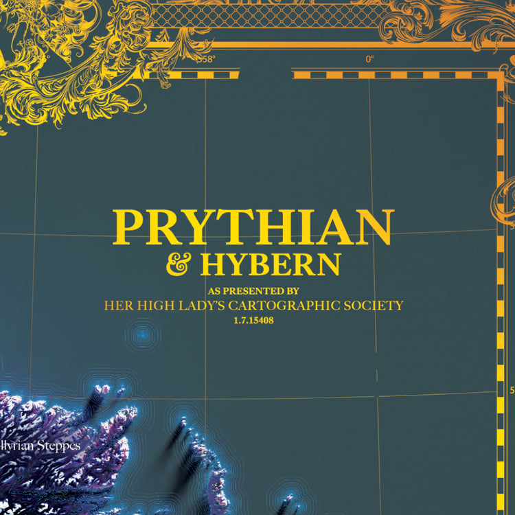 3D Relief Map of Prythian - ACOTAR | Fantasy Map for Collectors – Way ...